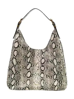 Michael Kors Nolita Snake Embossed Bag - Neutrals