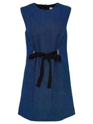 MSGM Sleeveless Belted Dress