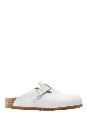 BIRKENSTOCK Boston Vegan Mules - White