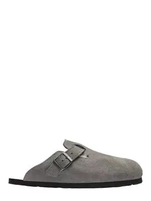 BIRKENSTOCK Boston Shearling Mules Grey