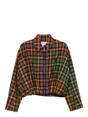 Loewe Checked Jacket - Orange