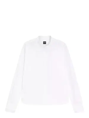 BOSS Stand-collar Shirt - White