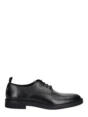BOSS Calev Lace-up Leather Shoes - Black
