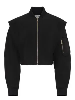 JEAN PAUL GAULTIER Hidden Hood Bomber Jacket - Black