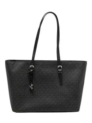 Michael Kors Quinn Signature Logo Tote - Black