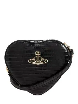 VIVIENNE WESTWOOD Heart-shaped Cross Body Bag - Black