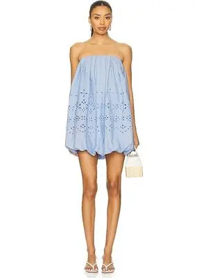 Hemant & Nandita Tube Balloon Mini Dress - Powder Blue