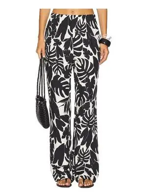 ANINE BING Elain Pant - Black Bird Of Paradise