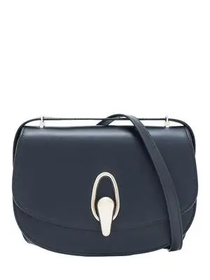 Giorgio Armani Leather Shoulder Bag - Black