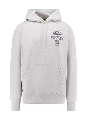 Carhartt Work In Progress Hooded Cotton Sweatshirt - Grey
