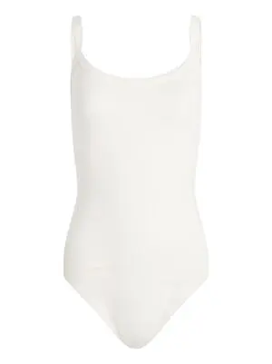 SKIMS Cotton Jersey Scoop Neck Bodysuit - Marble