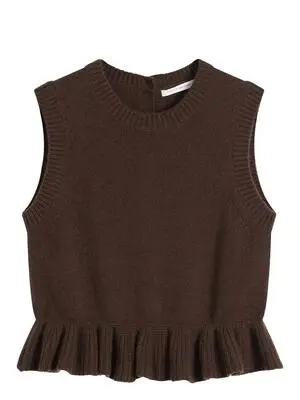 Cecilie Bahnsen Bill Vest - Brown