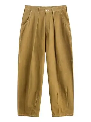 STORY MFG. Lush Pants - Olive Wonky-wear