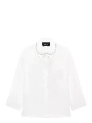 Simone Rocha Pearl-embellished Shirt - White