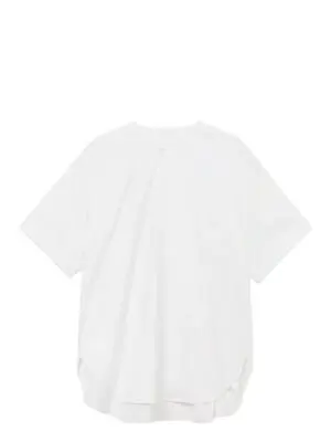 ENFOLD Short-sleeve Blouse - White