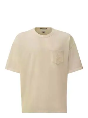 C.P. COMPANY Embroidered-pocket T-shirt - White