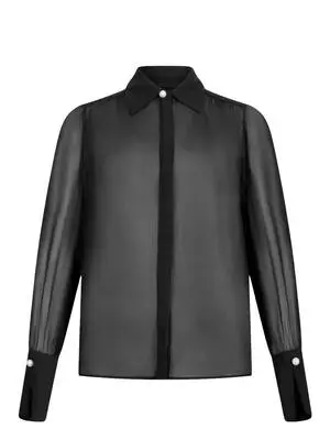 Liu Jo Pearl-embellished Shirt - Black