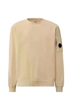 C.P. COMPANY Lens-detail Cotton Sweatshirt - Neutrals