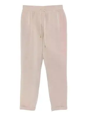 Liu Jo Drawstring-waist Trousers - Neutrals