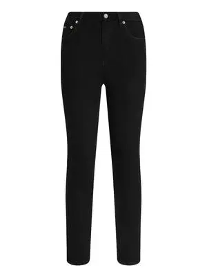 Dolce & Gabbana High-rise Five-pocket Jeans - Black