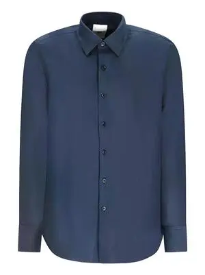 PT TORINO Long-sleeve Button-down Shirt - Blue