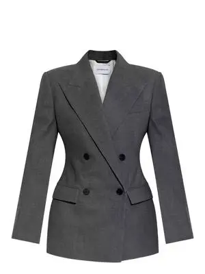 Givenchy Double-breasted Blazer - Grey