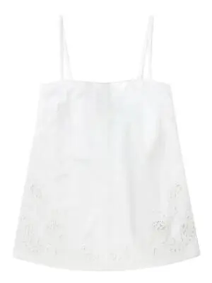 Rag & Bone Eyelet-detail Tank - White