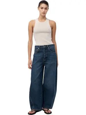 ST AGNI Sculpted Knit Tank Top - Silver