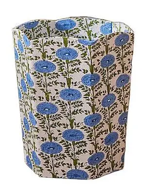 INNER CHILD Scallop Printed Waste Bin Blue