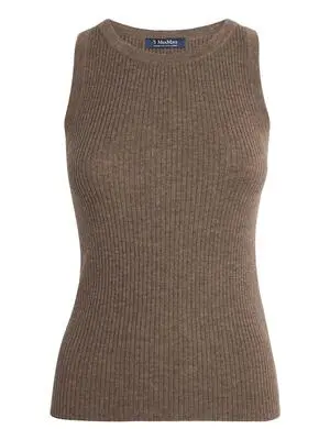 Max Mara Wool-cashmere Tank Top - Beige