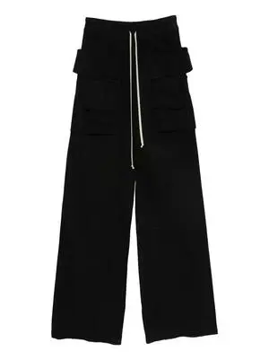Rick Owens Cargo-pocket Track Pants - Black