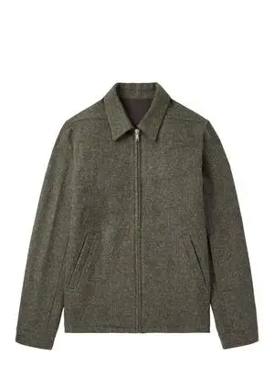 Rick Owens Brad Wool Jacket - Green