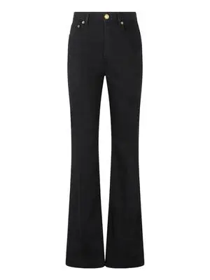 Roberto Cavalli Monogram Snake Jeans - Black