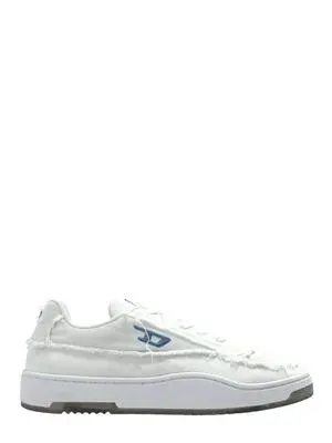 DIESEL® Tracker Frayed-detail Sneakers - White