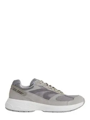 REISS Panelled Running Trainers - Grey