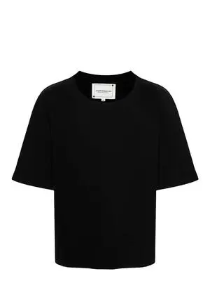 YOUTHS IN BALACLAVA Round-neck Layered T-shirt - Black