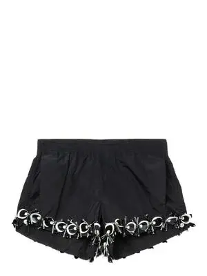 Emilio Pucci Embellished Hem Shorts - Black