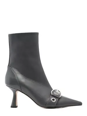 AeydĒ 75mm Buckle-detail Boots - Grey