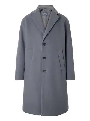 Herno Wool-blend Overcoat - Gray