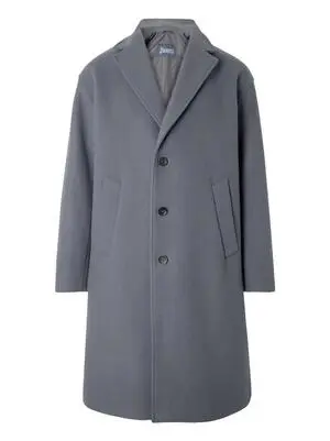 Herno Wool-blend Overcoat - Gray