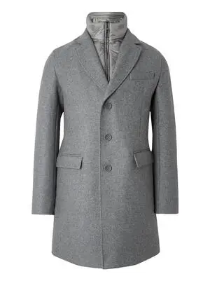 HERNO Convertible Padded Wool-Blend And Quilted Shell Coat