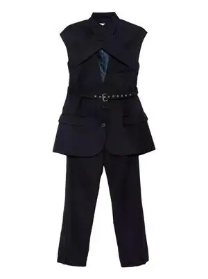 Monse Tailored Deconstructed Trousers - Blue