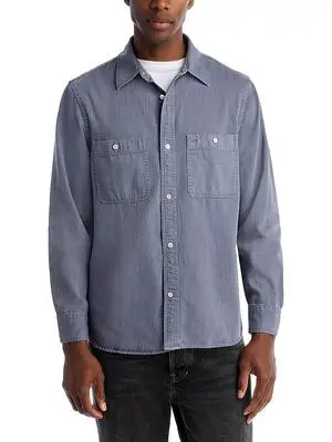 Madewell Patch Pocket Work Shirt - Sunfaded Indigo