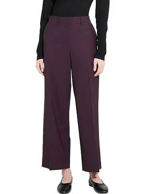Theory Wide Leg Pants - Dark Iris