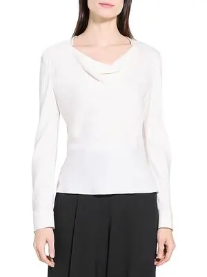 Theory Silk Top - Ivory