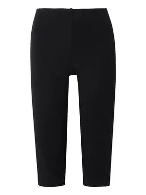 SKIMS Smooth Layers Jersey Capri Leggings - Black