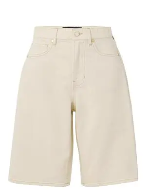 Veronica Beard Charlotte Denim Shorts - Neutrals