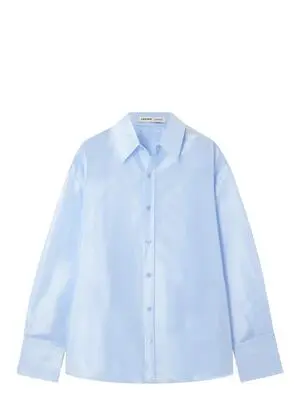 Carven Oversized Organza Shirt - Blue