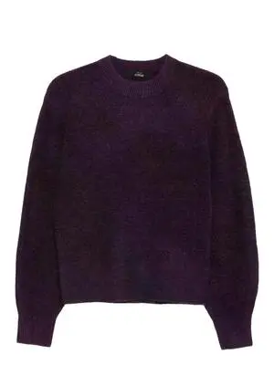 TWINSET Round-neck Long-sleeves Sweater - Purple