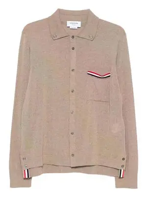 Thom Browne Buttoned Wool Cardigan - Brown